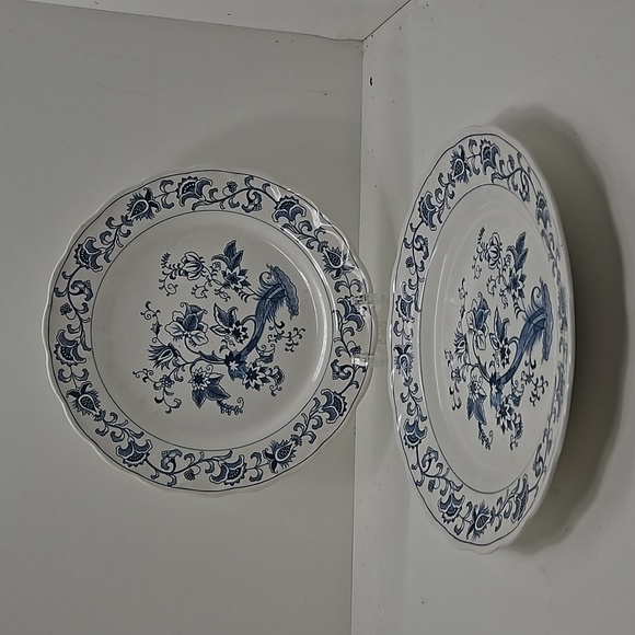 Nikko Ceramics | Dining | Two Nikko Japan Blue Onion Dinner Plates ...